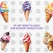 Watercolor Ice Cream Cones Clipart | Summer Treats, Sweet Dessert ...