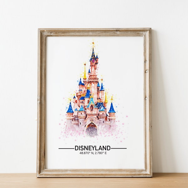 Disneyland Poster - Etsy UK