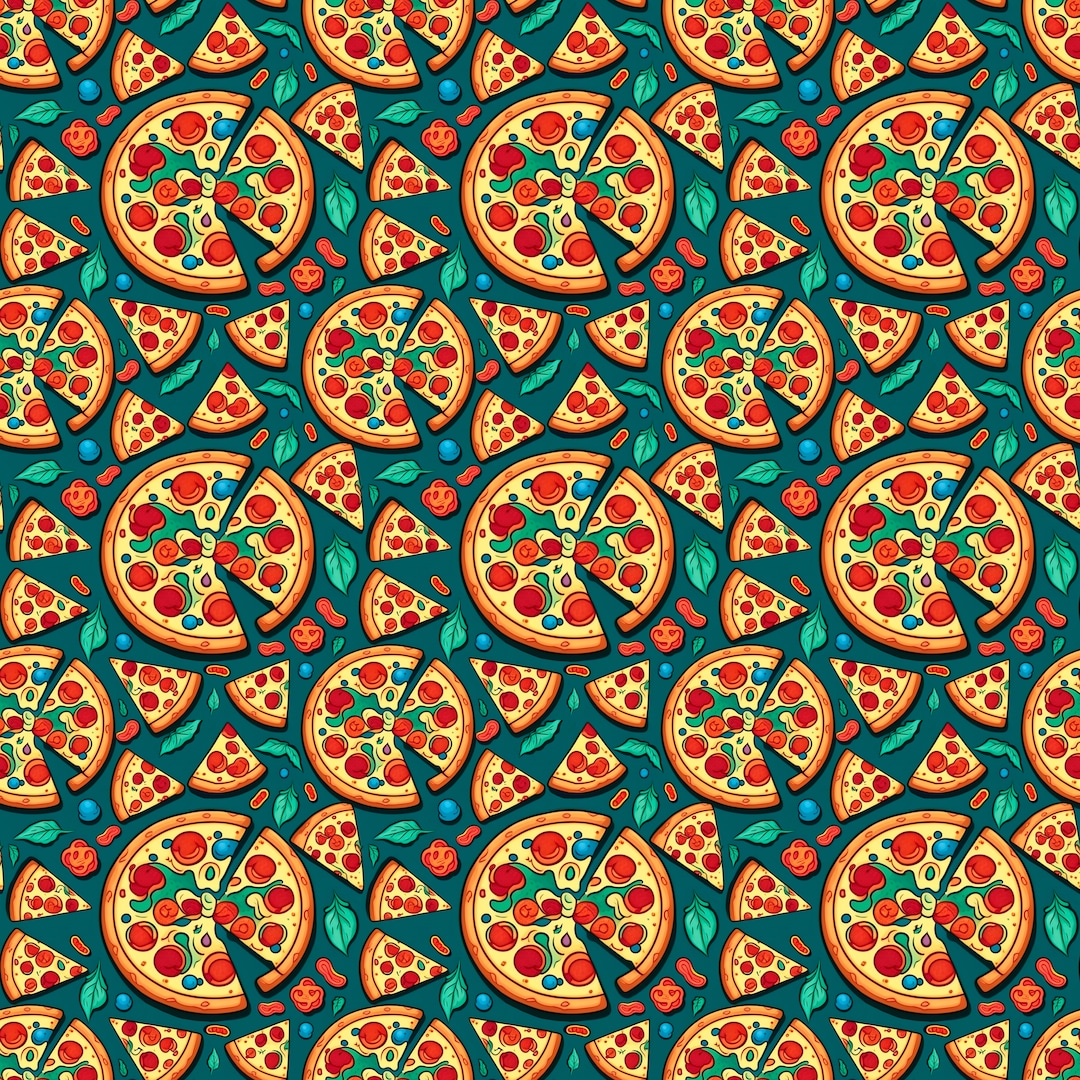 Pizza Pattern - Etsy