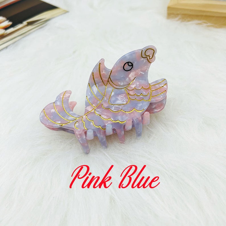 Gold Fish Claw Clip Fashion Hair Claw Clip Acetate Women - Etsy