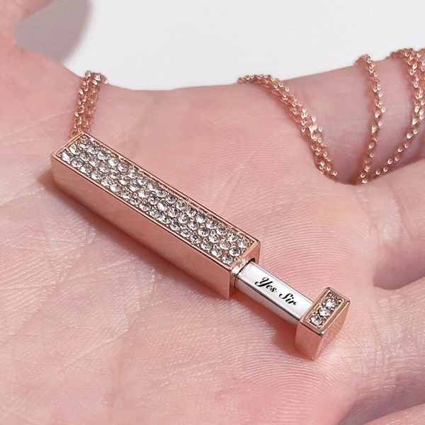 Message Necklace - Etsy