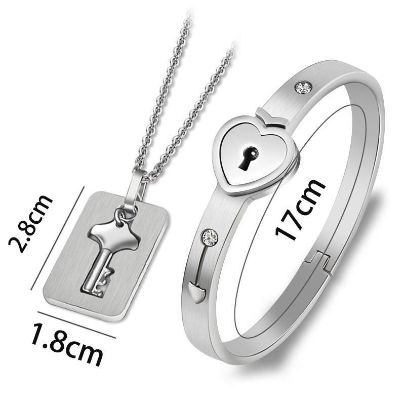 Owned Permanent Locking Bracelet With Key Lock Pendant. Dom Sub Jewelry ...