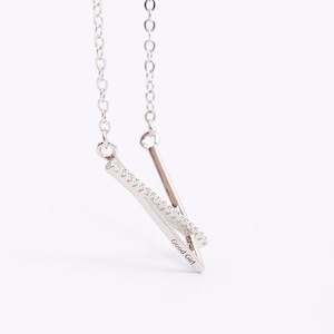 Good Girl Necklace Discreet Day Collar, Custom Engraved Hidden Message ...