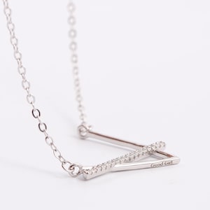 Good Girl Necklace Discreet Day Collar, Custom Engraved Hidden Message ...