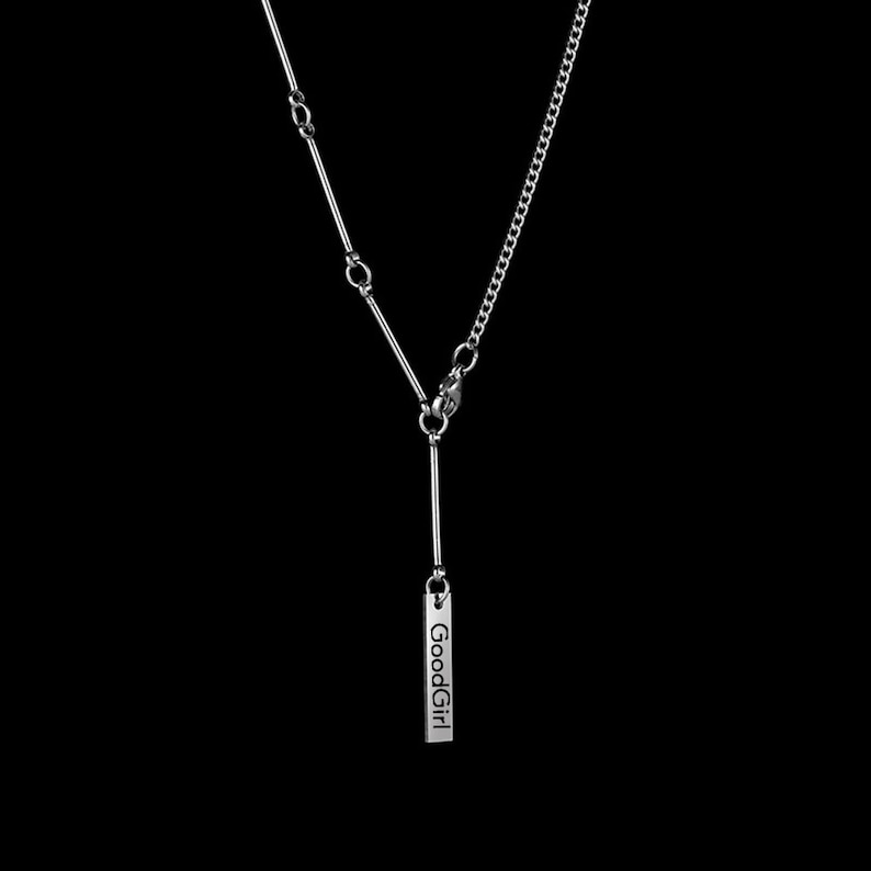 Good Girl Necklace Discreet Day Collar Dom Sub Gifts, Bamboo Name ...