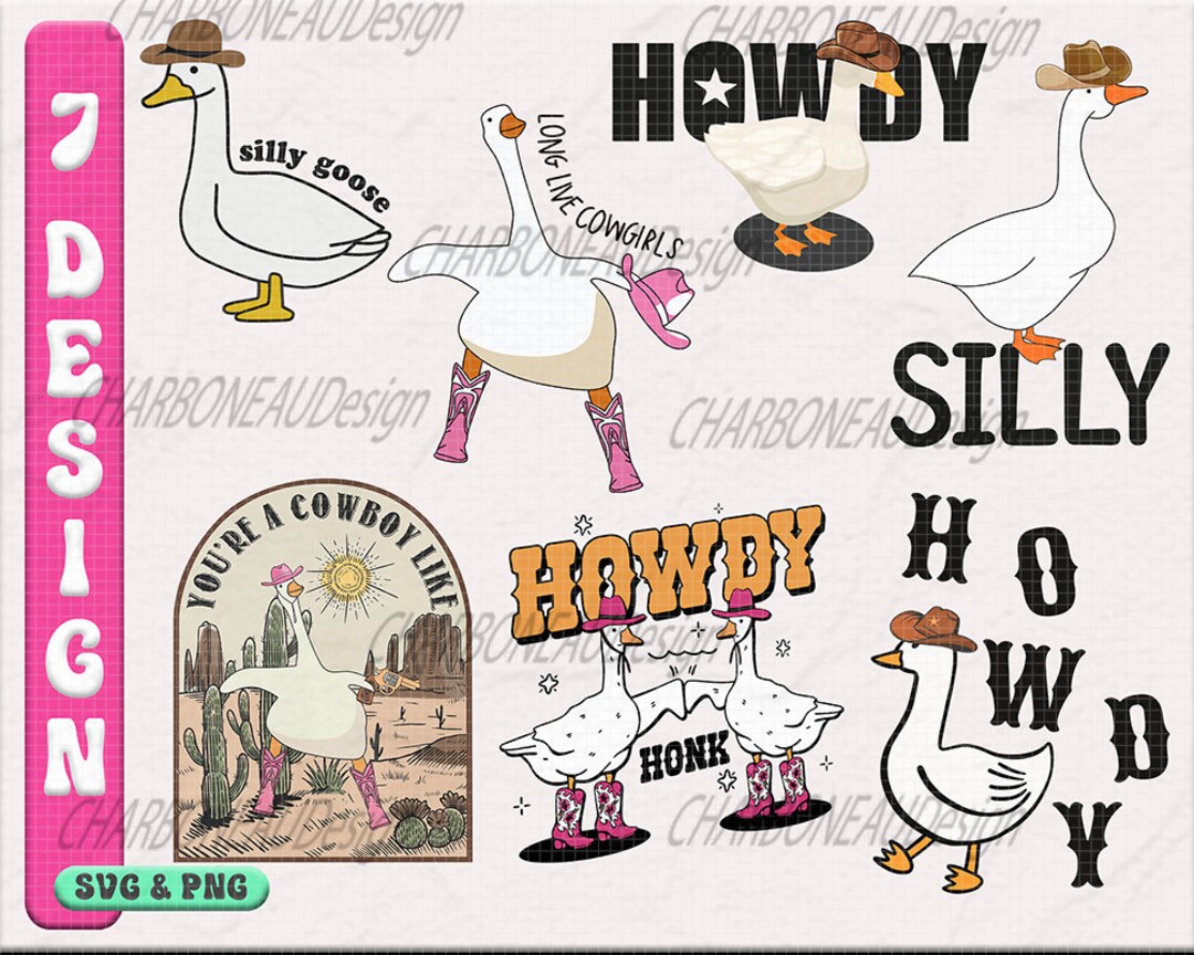 Howdy Silly Goose Png Silly Goose University Png Silly Goose - Etsy
