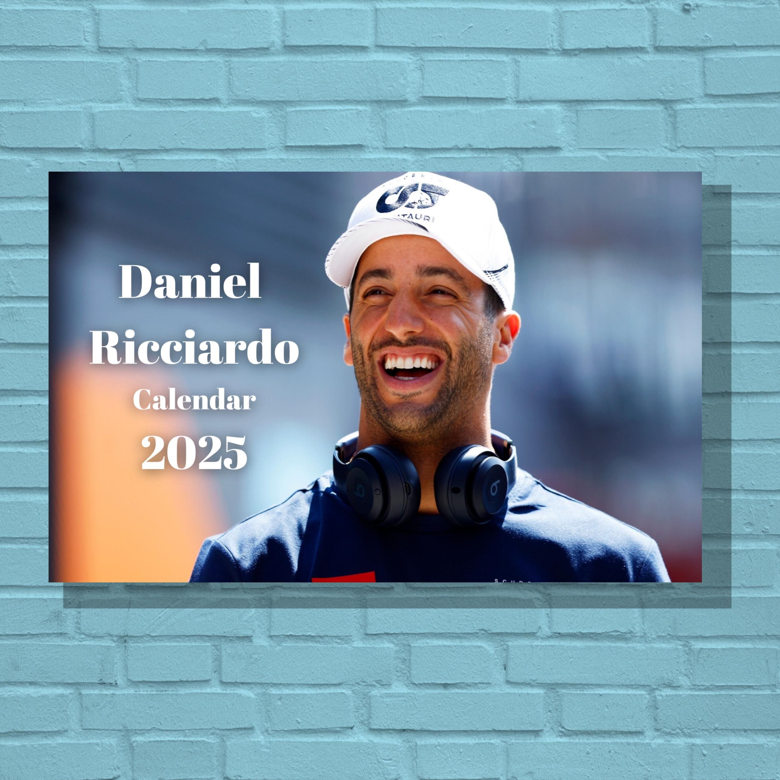 Daniel Ricciardo 2025 Calendar - Etsy