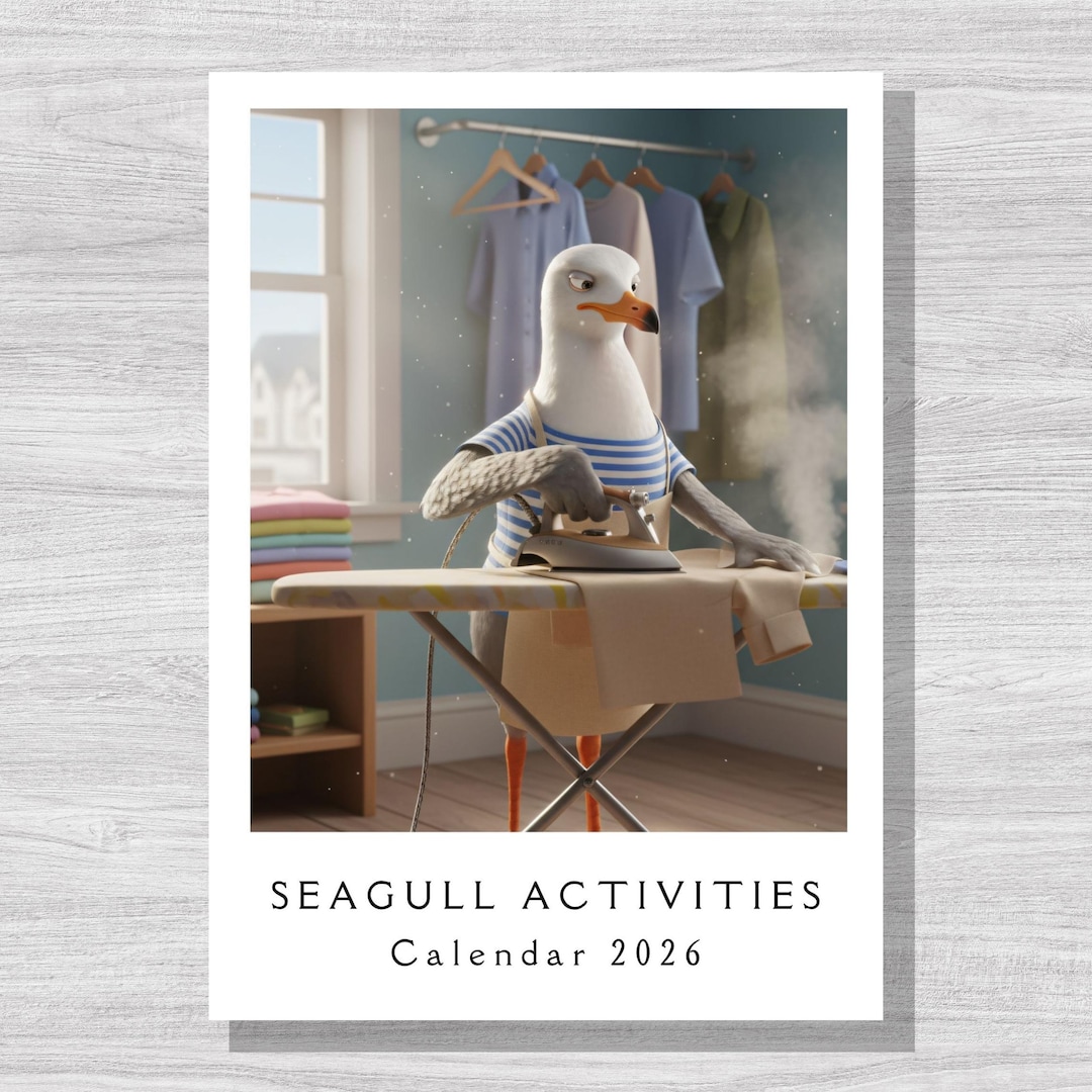 Seagull Activities 2026 Calendar - Etsy