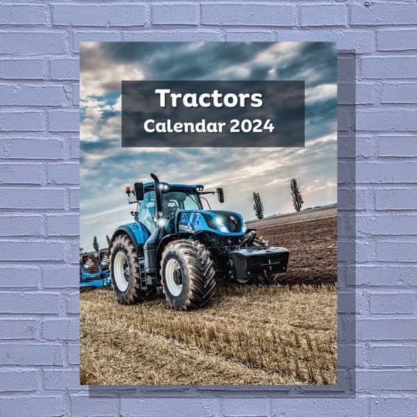 Vintage Tractors Calendar - Etsy