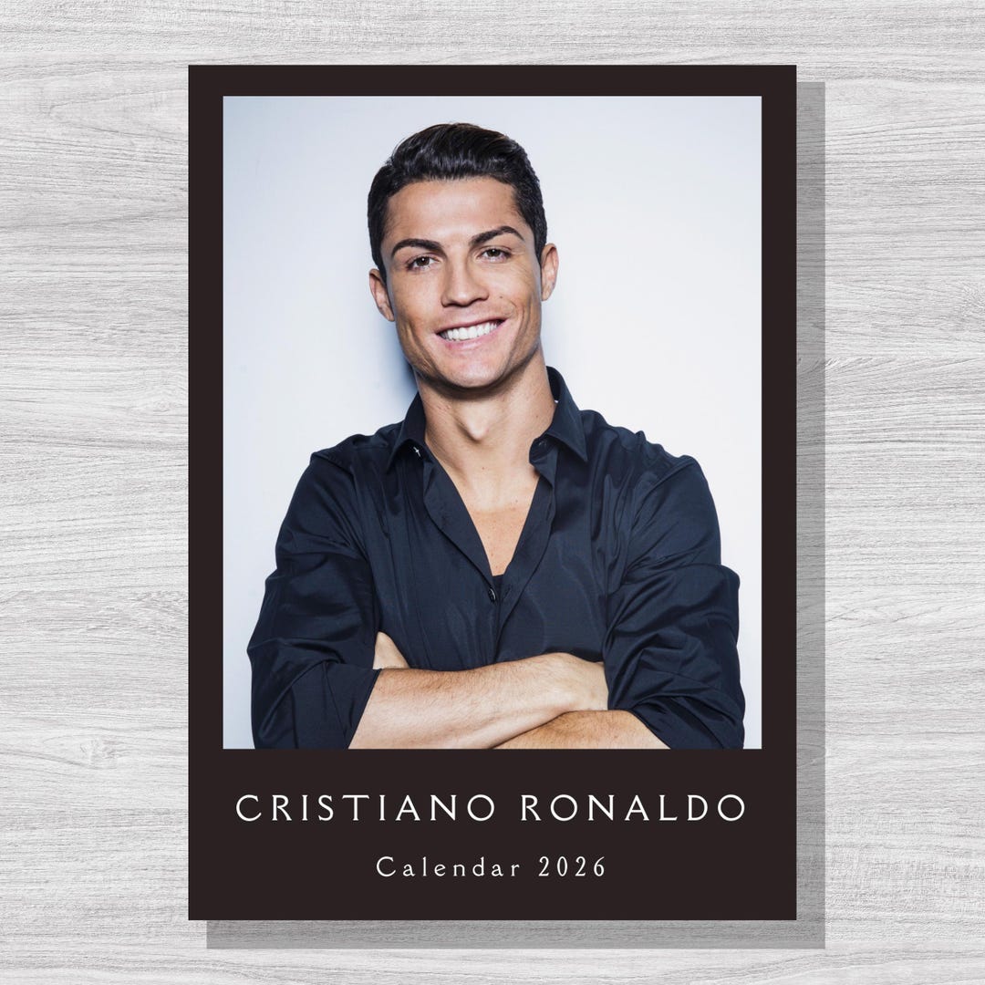 Ronaldo 2026 Calendar - Etsy