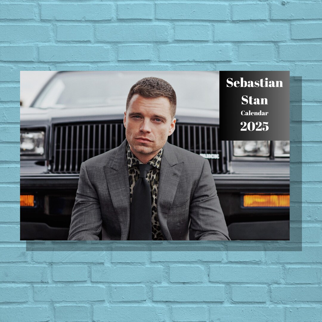 Calendario 2025 de Sebastian Stan - Etsy México