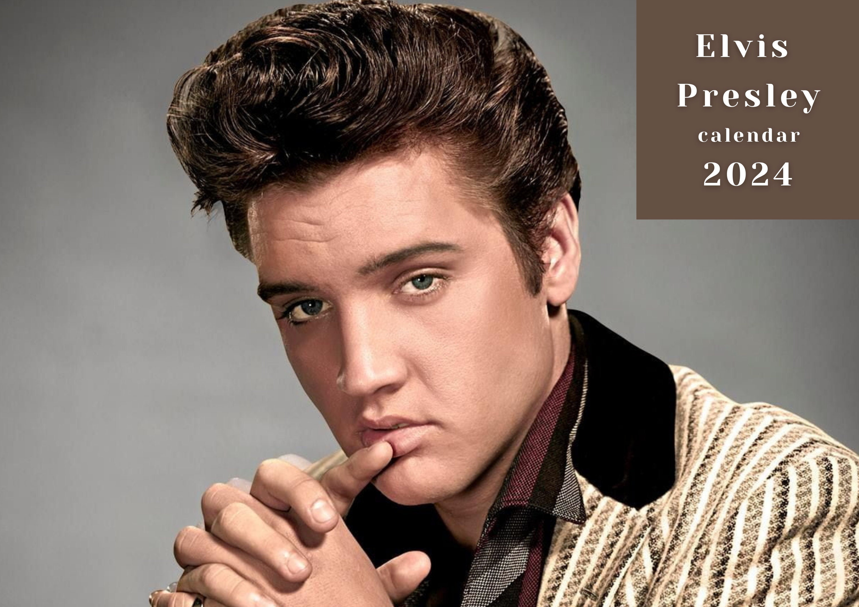 Elvis Presley 2024 Calendar - Etsy