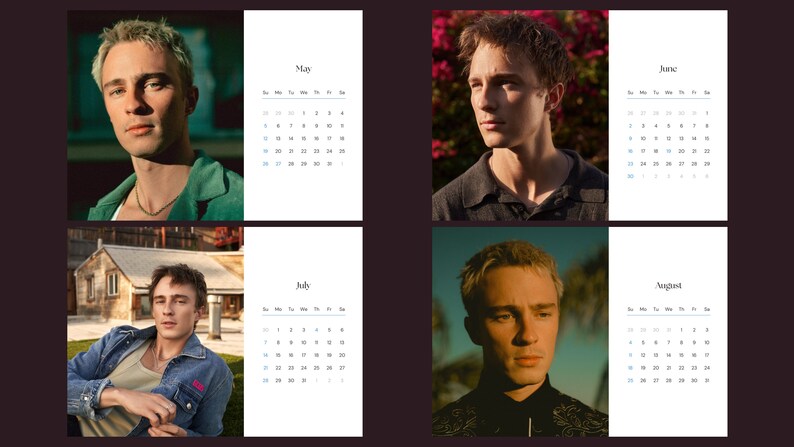 Drew Starkey 2024 Calendar - Etsy