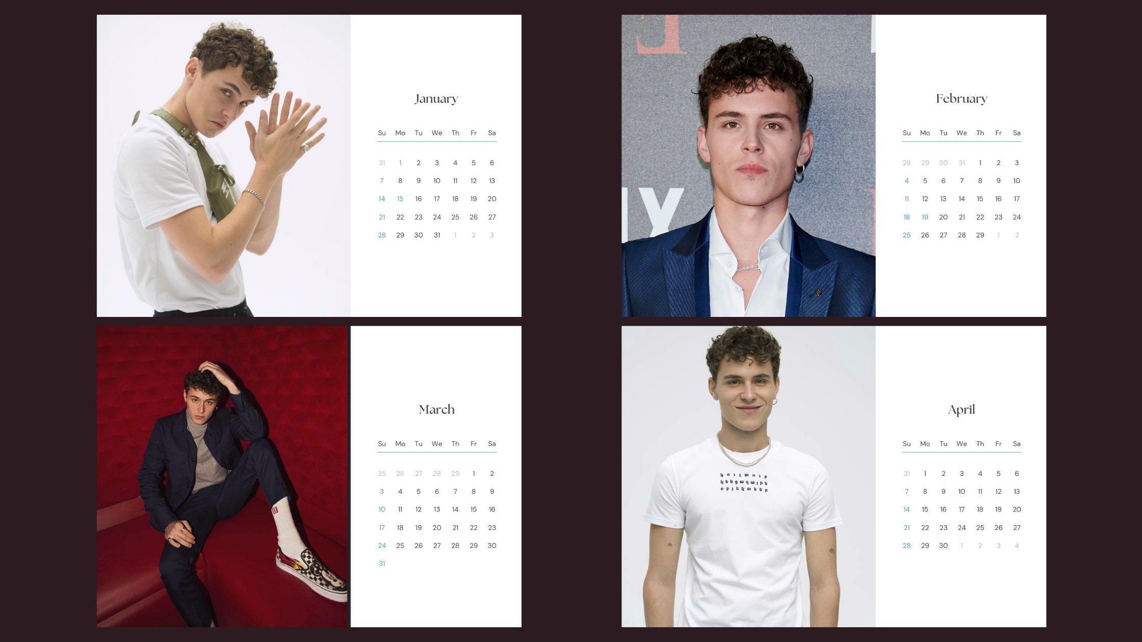 Aron Piper 2024 Calendar - Etsy