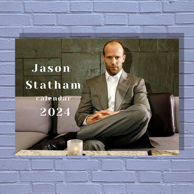 Jason Statham 2024 Calendar - Etsy