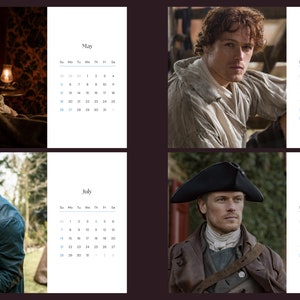 Sam Heughan 2024 Calendar - Etsy UK