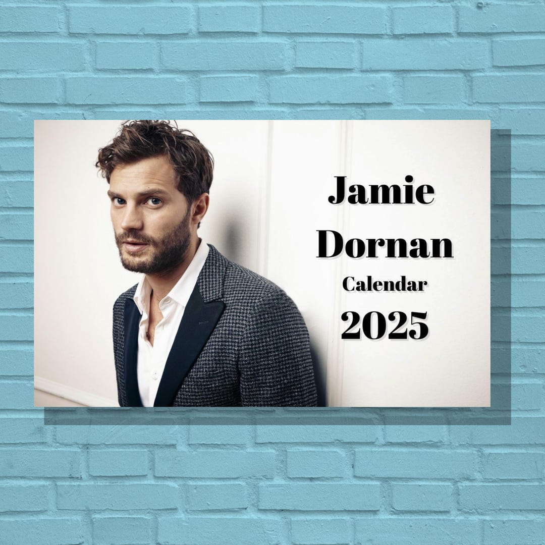 Jamie Dornan 2025 Calendar - Etsy