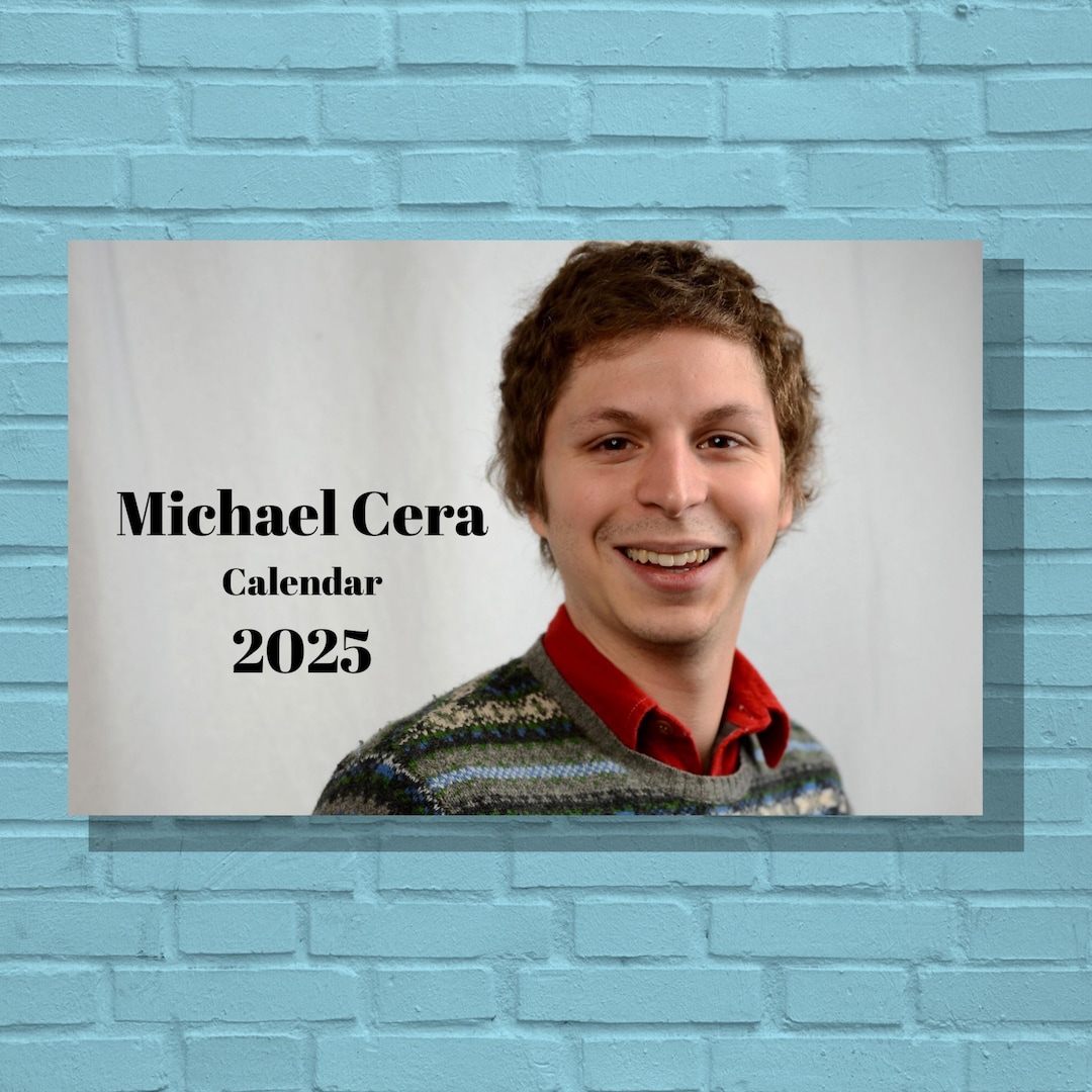 Michael Cera 2025 Calendar - Etsy