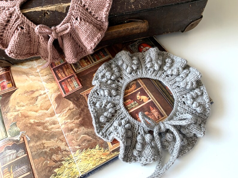 Ruffle Collar Knitting Pattern Detachable Collar PDF Wool Lace Collar ...