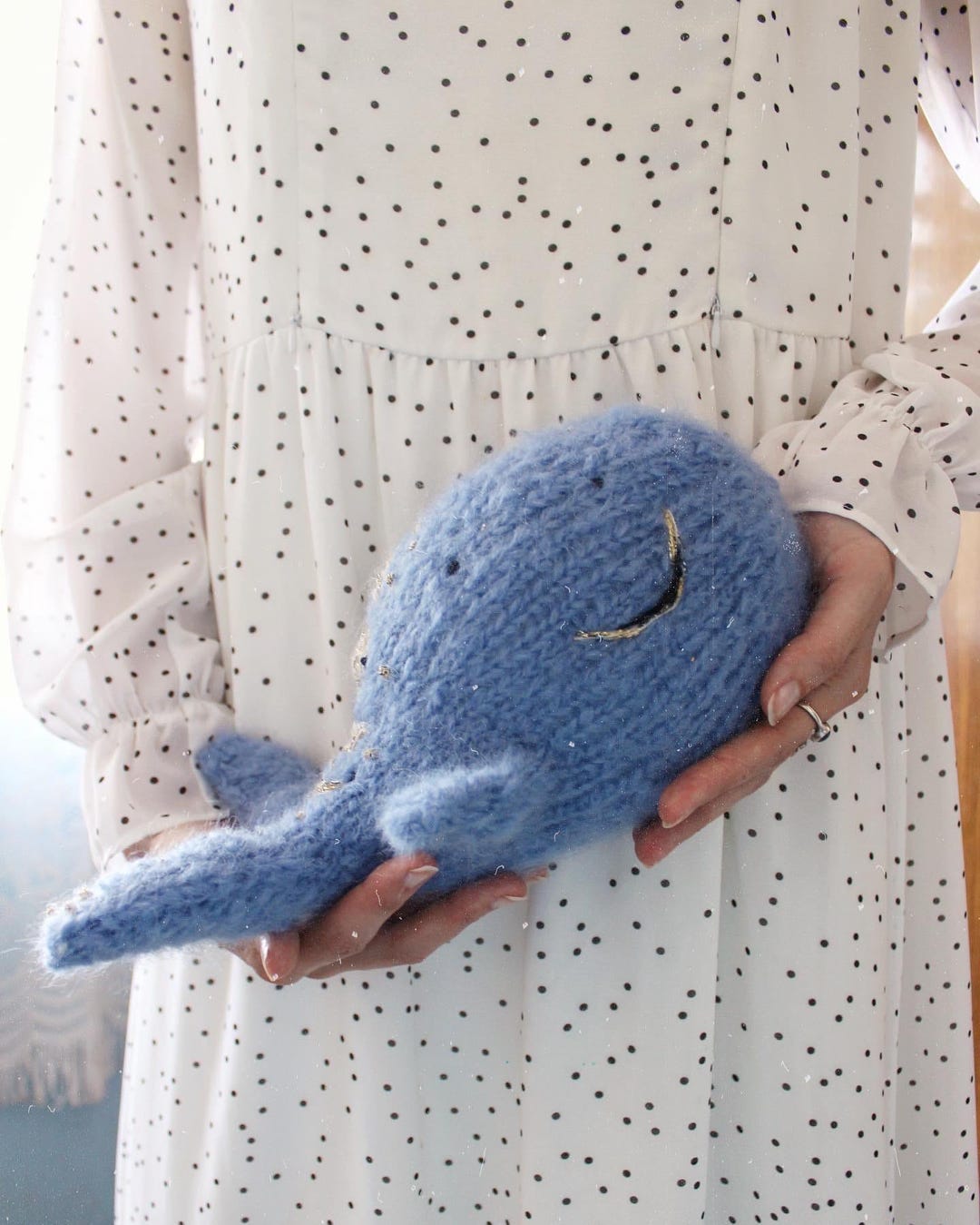 Knitting Pattern Stuffed Whale Toy, PDF Knitting Pattern Whale Plushie ...