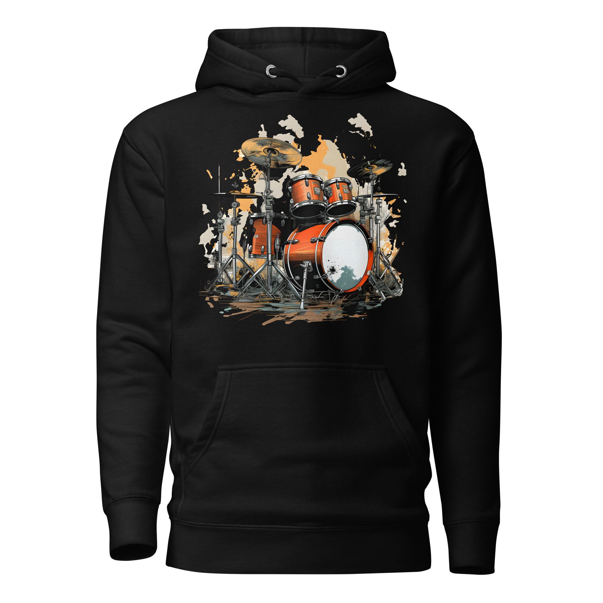 Drums Hoodie, Music Lover, Gift for Drummer - Etsy