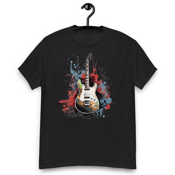 Guitar Tshirt - Etsy