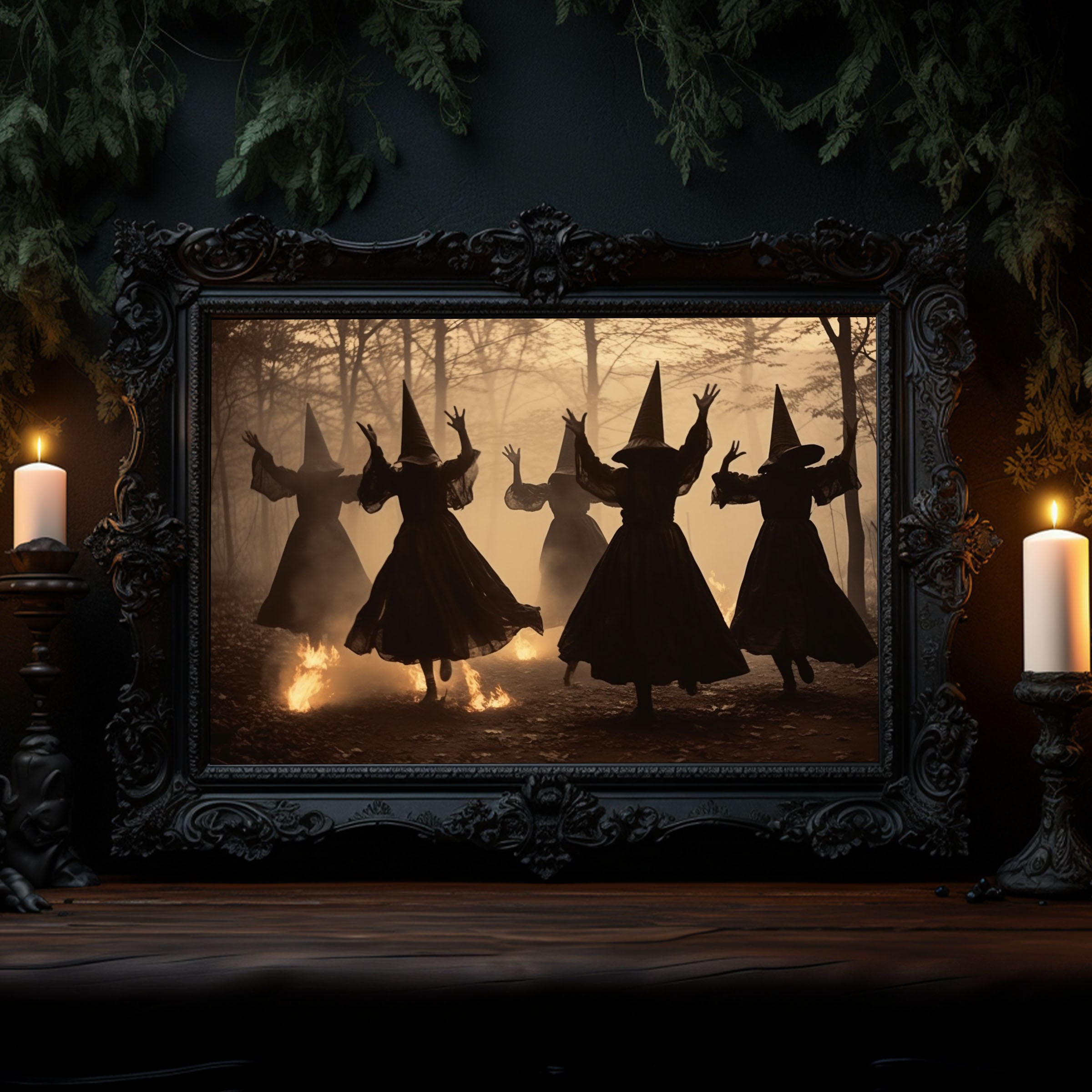 Witch Ritual Poster, Gothic Decor, Dark Academia, Witch Wall Art ...