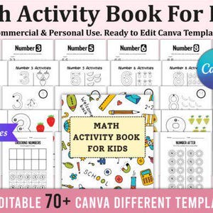 Preschool Learning Bundle | Kids Math Activity Book | Printable ...