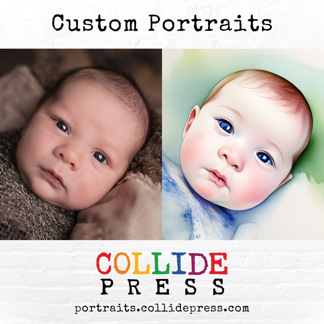 Custom Portraits by Collide Press LGBTQ Artists & Designers - Etsy