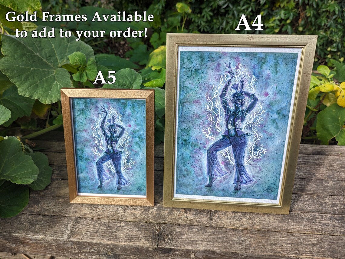 Rosemary Herb Character Art - Herb Art Print - Witchy Kitchen Art Print ...