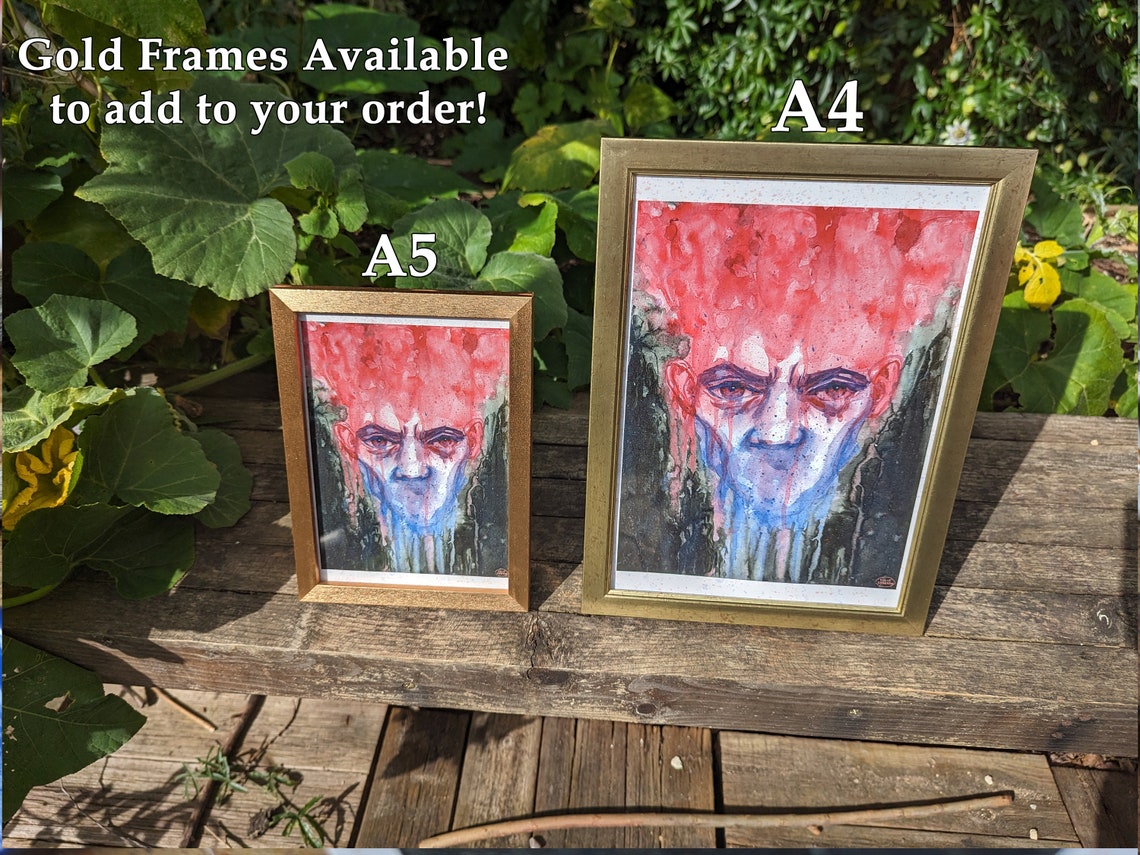 PTSD Recovery Art Dark Surreal Artwork Print Dark Surreal Watercolour ...