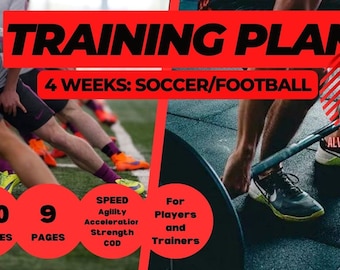 12 Weeks SOCCER - FOOTBALL TRAINING Plan to Improve Speed, Agility ...