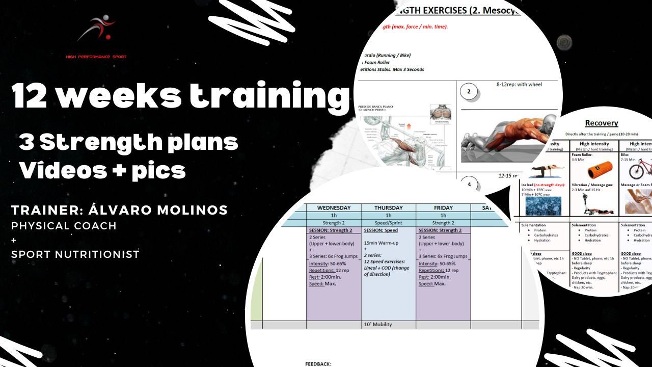12 Weeks SOCCER - FOOTBALL TRAINING Plan to Improve Speed, Agility ...