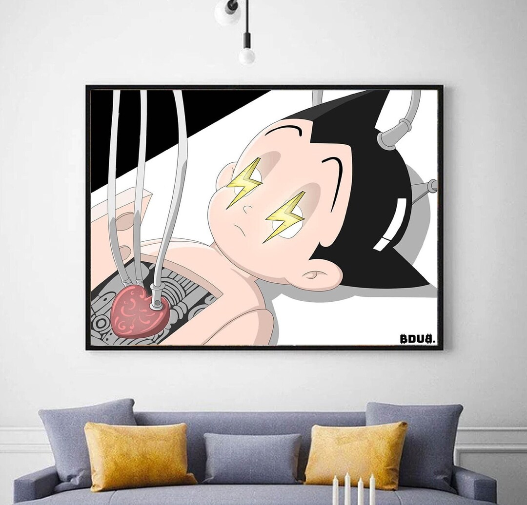 Wall Art, Astro Boy, Poster Print Art for Wall Decor, Bedroom Decor ...