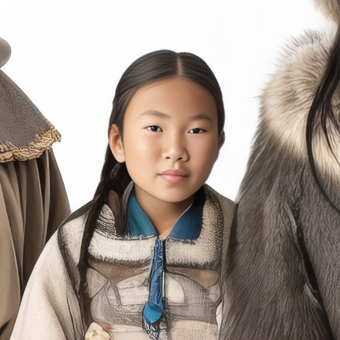 Greeting Card Family Portraits Inuit 1 Illustration of the Ancient ...