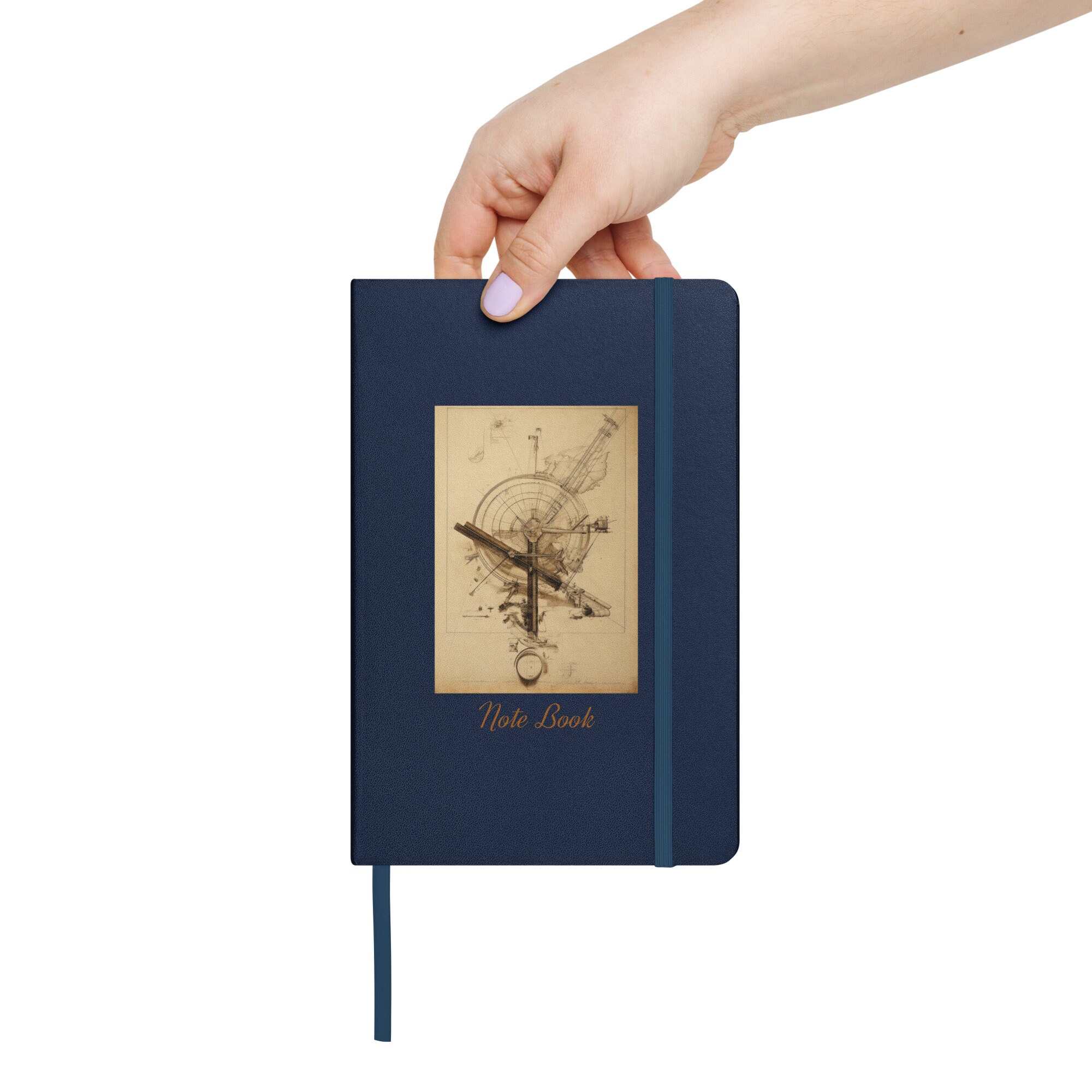 Notebook Sketchbook Leonardo Da Vinci's Satellite Design 1 A5 Blank ...