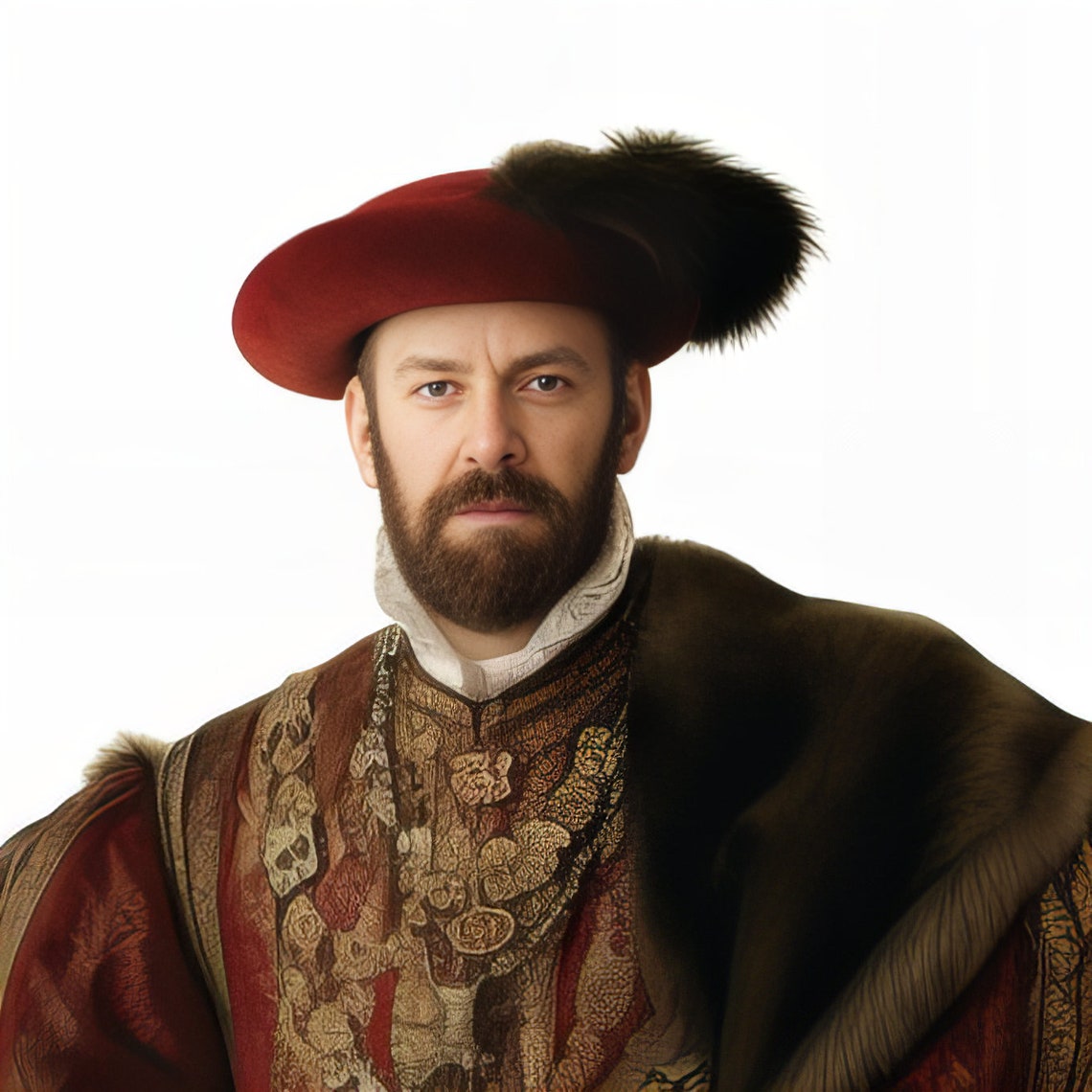Greeting Card Family Portraits Tudor 1 Illustration of the Ancient ...