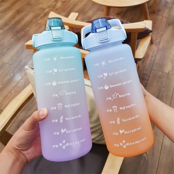 Motivational Water Bottle - Etsy