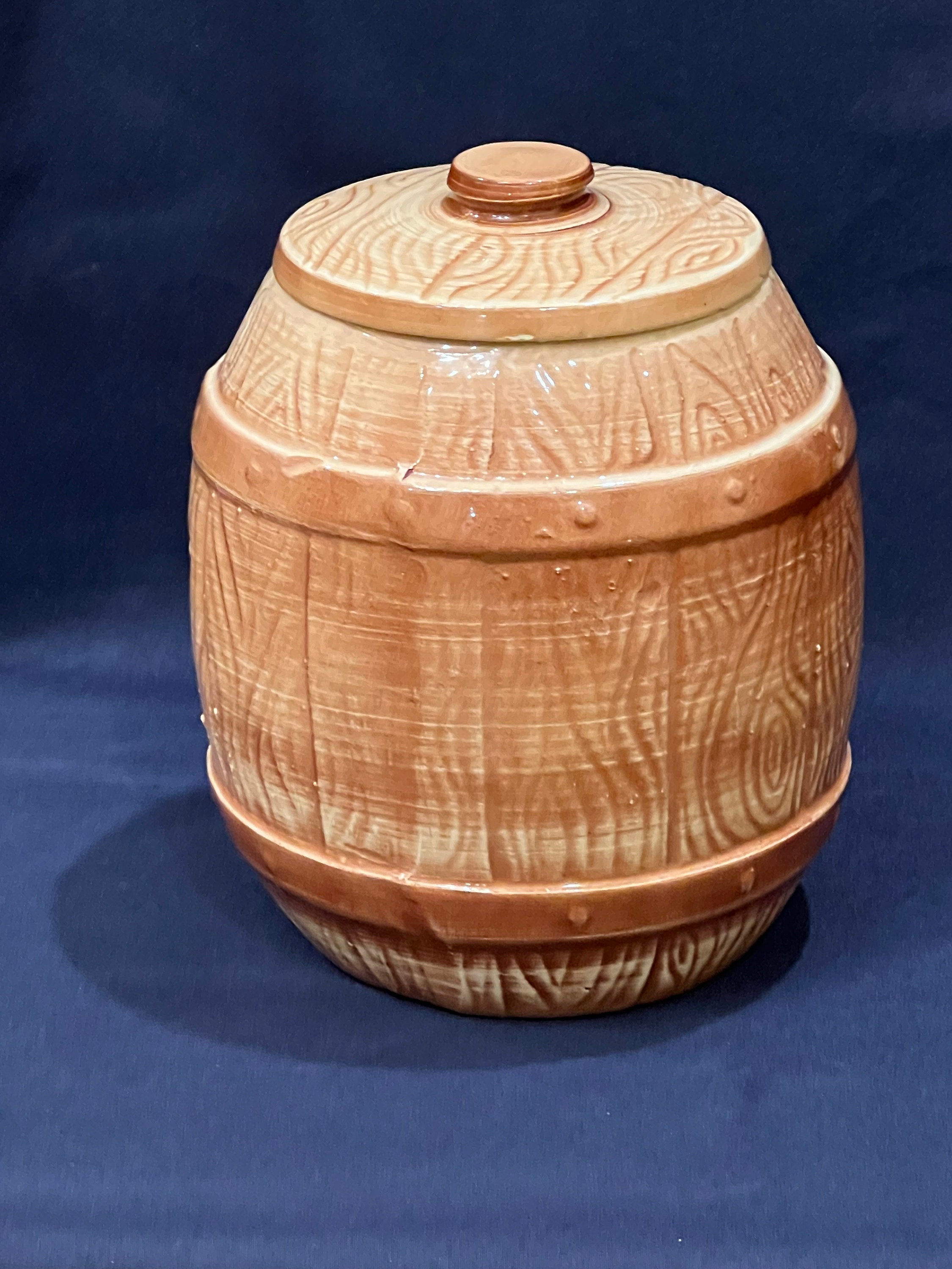 Cookie Barrel Cookie Jar - Etsy
