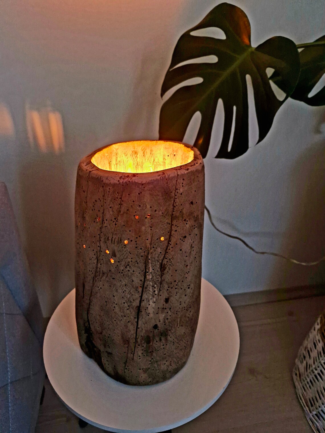 RECLAIMED Wooden Light Farmhouse Table Lamp & Floor Lamp Earth Day Gift ...