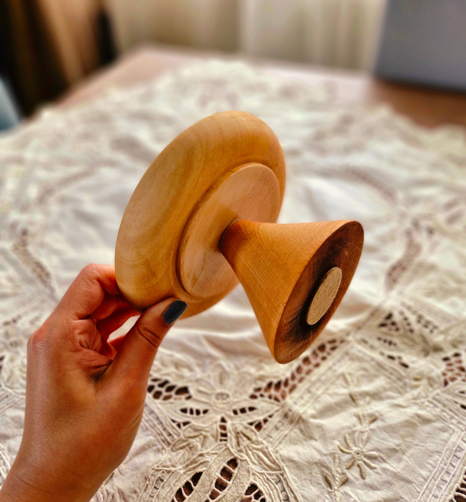 Wooden Footed Serving Plate - Home Gift -tax Included - Etsy