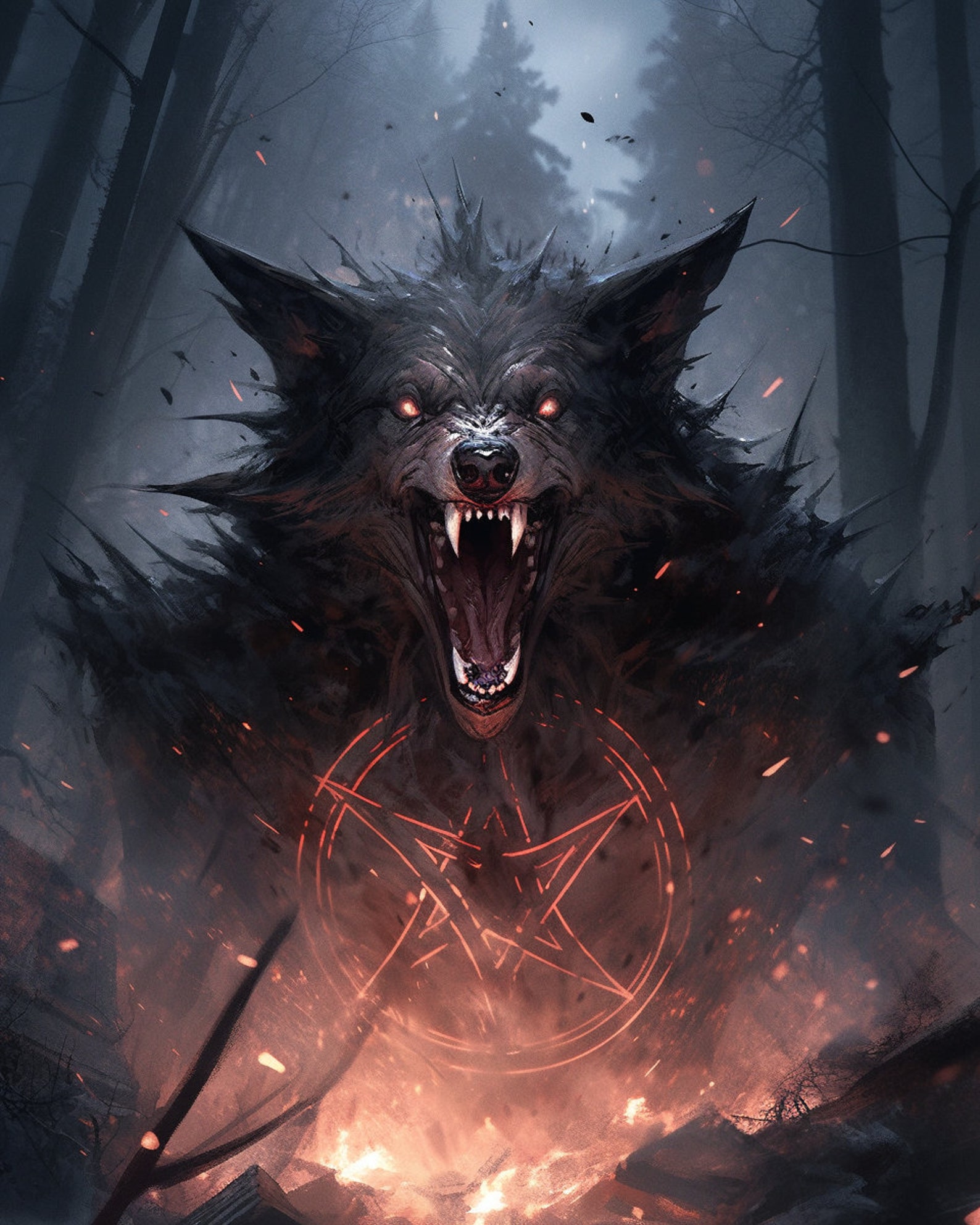 Necro Werewolf - Etsy