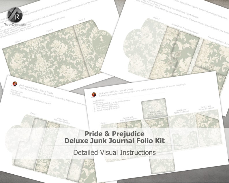 Jane Austen's Pride and Prejudice Deluxe Folio and Junk Journal Kit ...