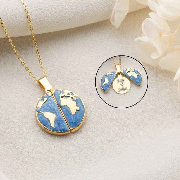 World Necklace - Etsy