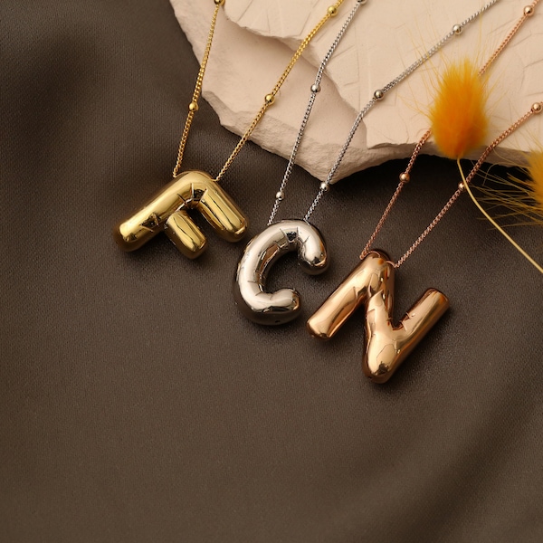 Bubble Letters Chain - Etsy