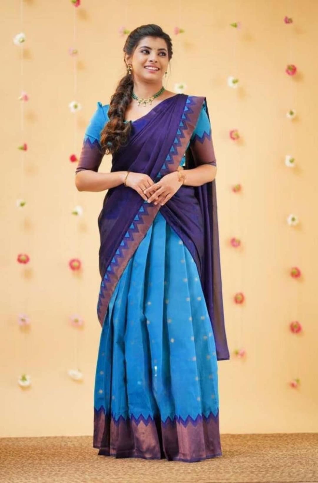 South Indian Traditional Beautiful New Designer Party Wear Silk ...