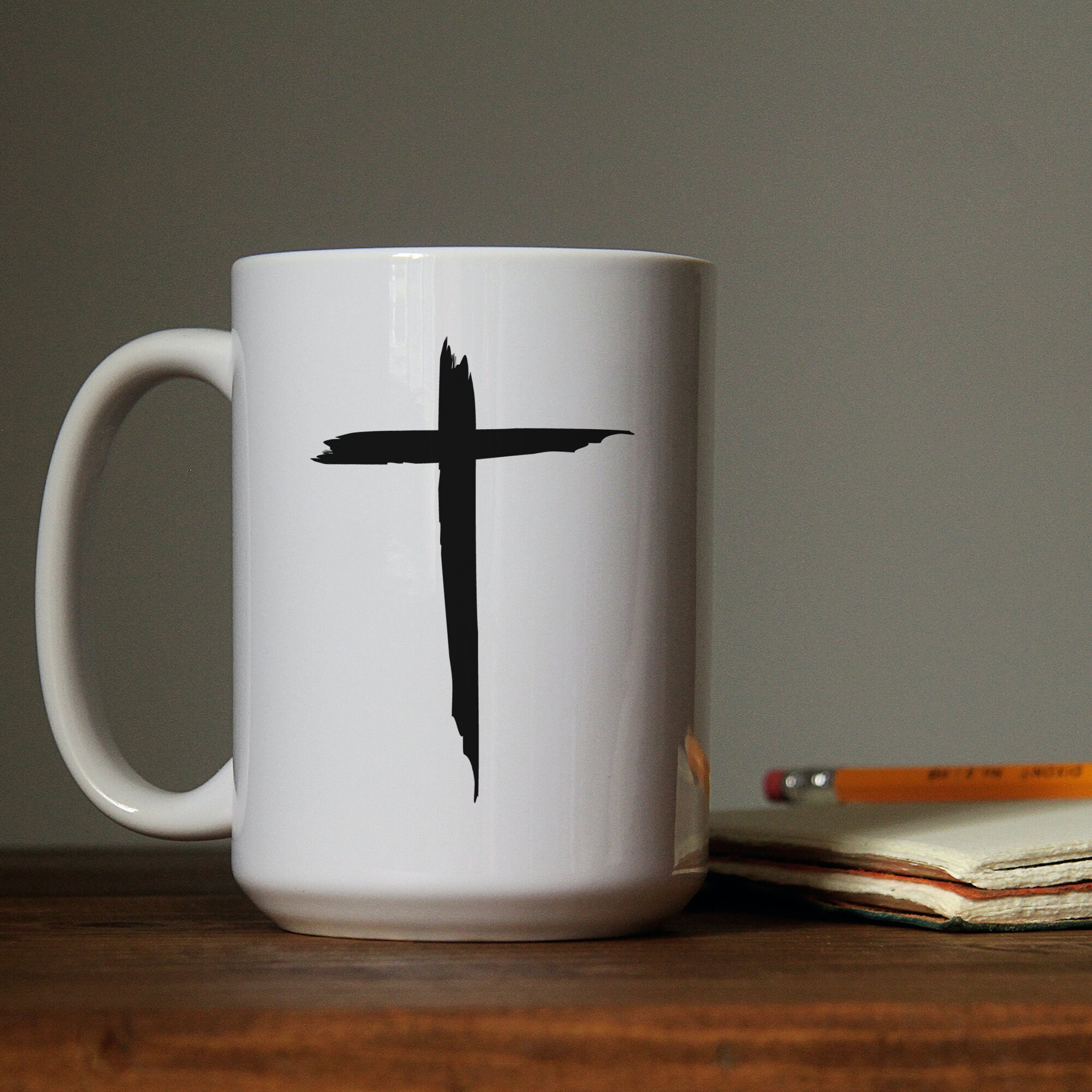 Paintstroke Christian Cross Instant Digital Download SVG, PNG, DXF, Eps ...