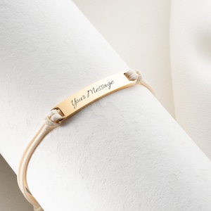 Custom Engraved Matching Friendship Bracelet , Christmas Gift ...