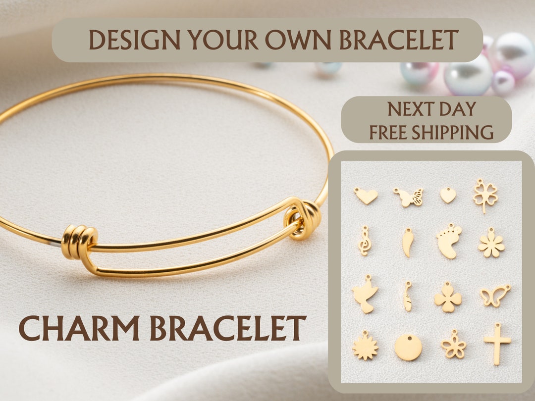 CUSTOM CHARM BRACELET , Build Your Own Custom Charm Bracelet ...