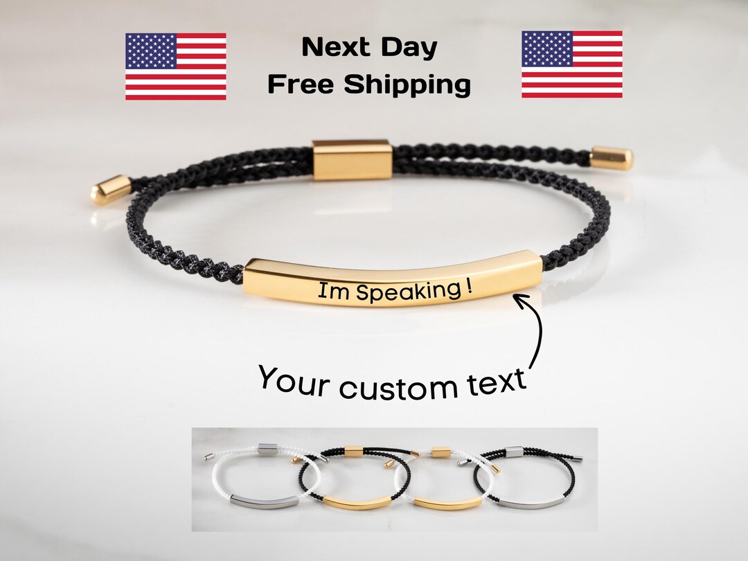 I'm Speaking Bracelet, KH Madam President Adjustable Bracelet , Democratic President in ...